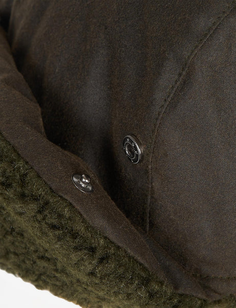 Barbour Morar Wax Trapper Hat Olive Green Article