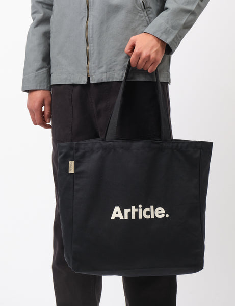 Article Organic Heavy Canvas Tote Bag - Black | Article.