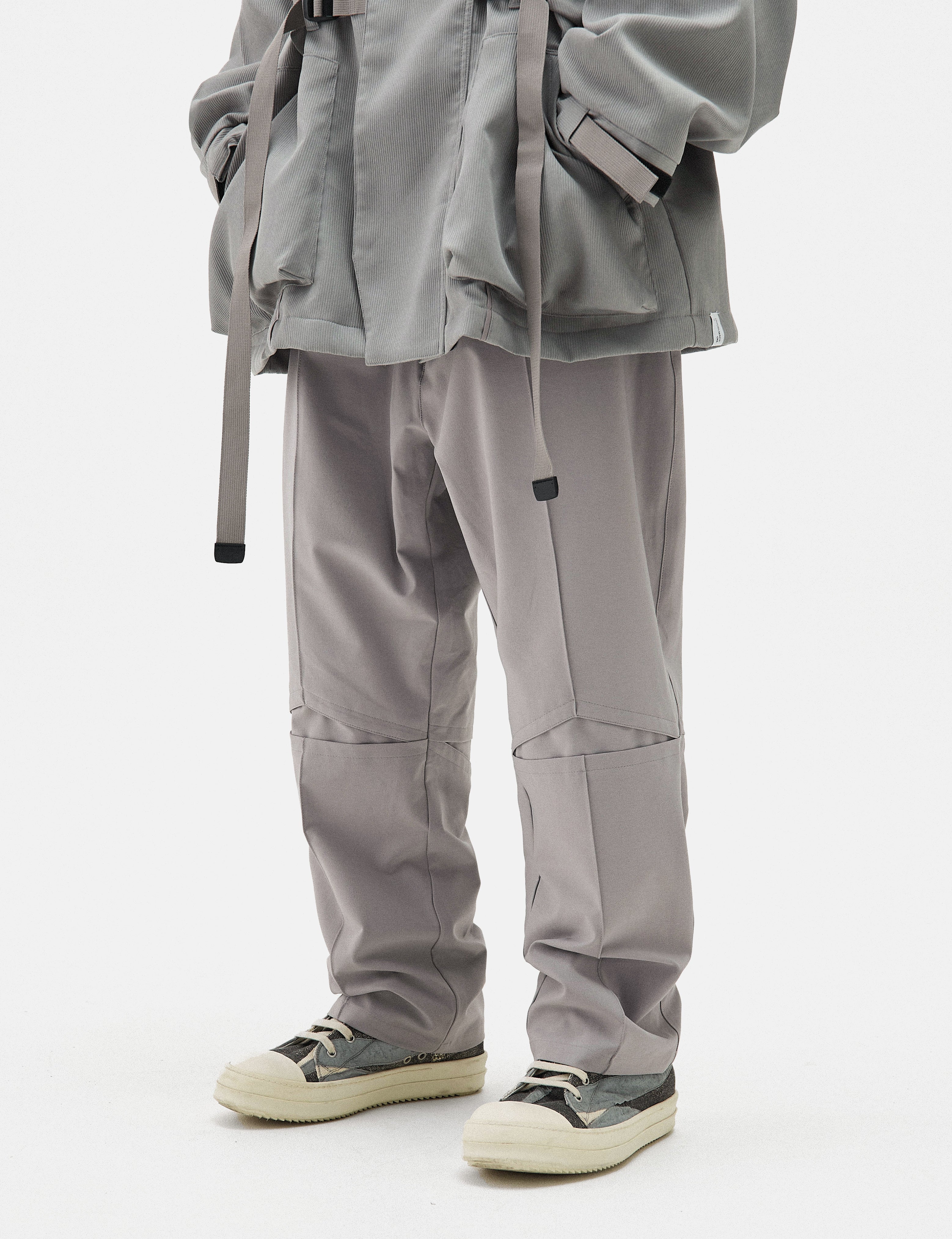 GOOPiMADE "KM-01" Tailored Trousers (Regular-Fit) - Light Grey I Article.